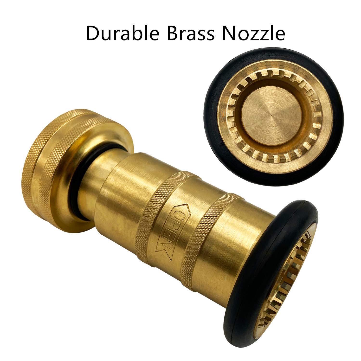 Mua SAFBY Fire Hose Nozzle Brass Fire Equipment Spray Jet Fog (2" NPT ...