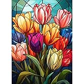 Amazon.com: Flower Paint by Number for Adults-Paint by Numbers for ...