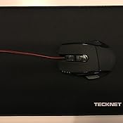 TECKNET L G101 Mouse Mat Gaming, 320 x 240 x 3 mm, Non-Slip Rubber Base ...