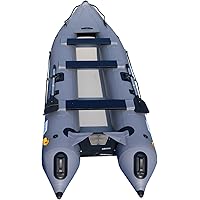 Amazon.com : BRIS 14.1ft Inflatable Boat Inflatable Kayak 3 Person ...