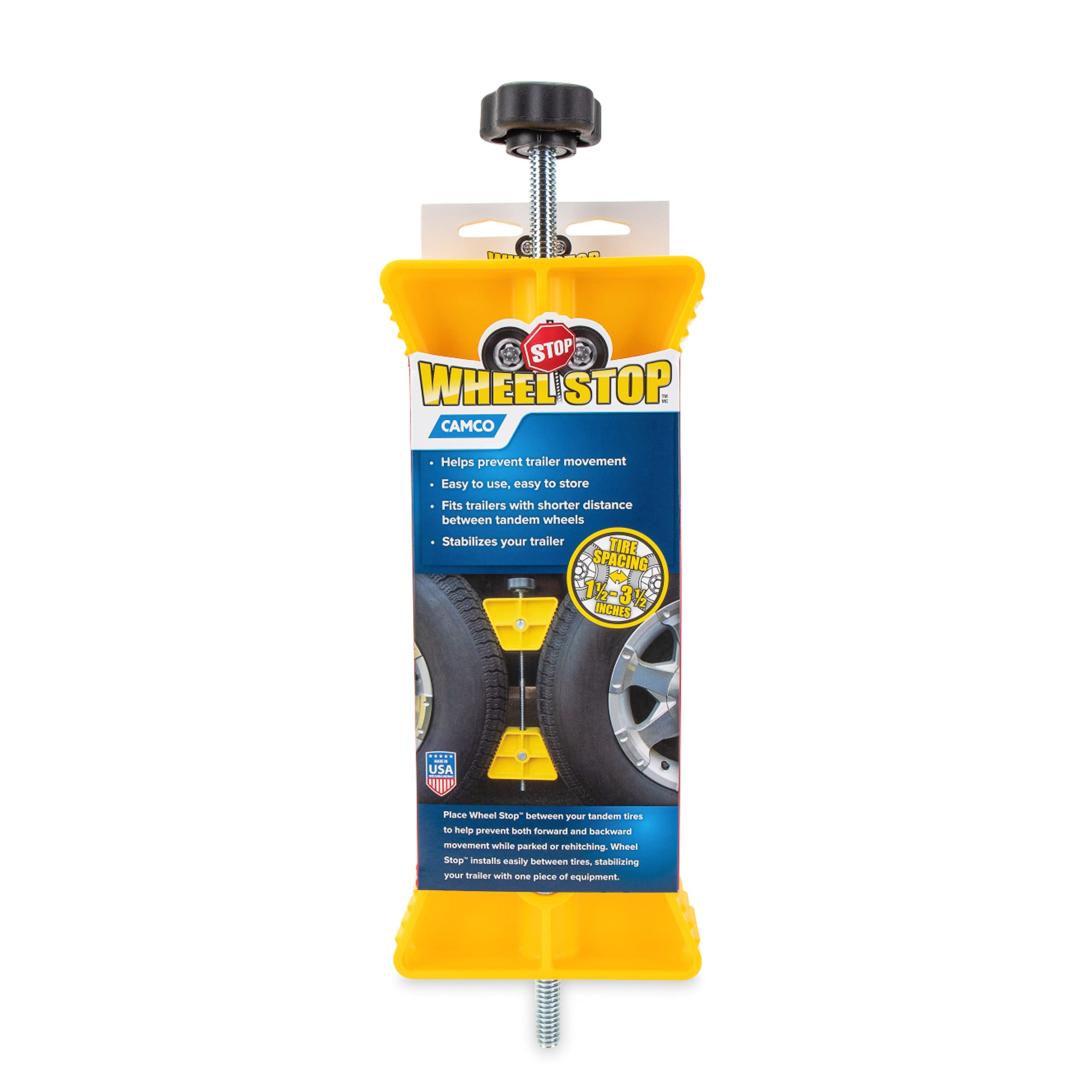 Mua Camco Small RV Wheel Stop - Features a Lightweight Heavy-Duty ...