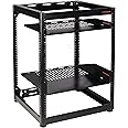 Amazon.com: ECHOGEAR 15U Open Frame Rack for Servers & AV Gear - Wall ...
