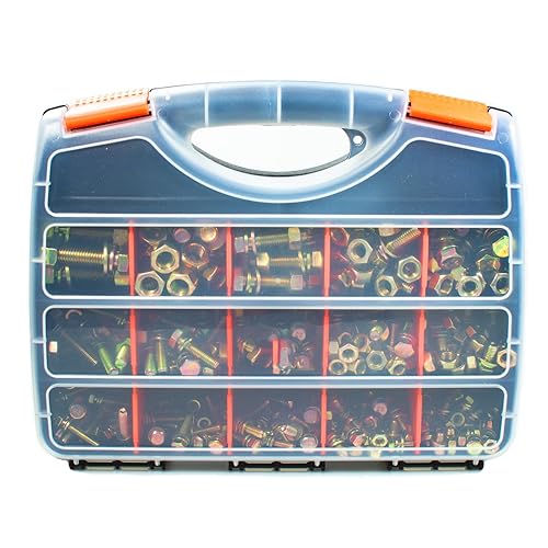 705 pcs Metric Bolt and Nut Set - M6/M8/M10/M12 Grade 8 Heavy Duty ...