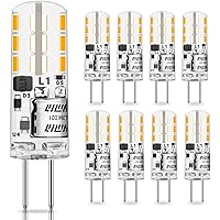 YUIIP G4 LED Bulb 2W 10W 20W Halogen Bulbs Replacement AC/DC 12V G4 Bi-Pin Base Light Warm White ...