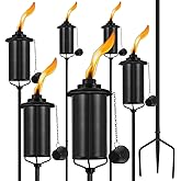 Amazon.com : FAN-Torches 6 Pack Home Garden Torch, 16 Oz Outdoor Green ...