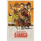 Amazon.com: Django Movie Poster Unchained Vintage Family Decorative ...