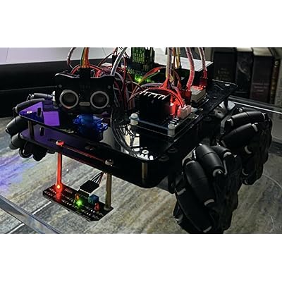 Buy OSOYOO Omni-directinal Mecanum Wheels Robot Car Kit for Arduino ...