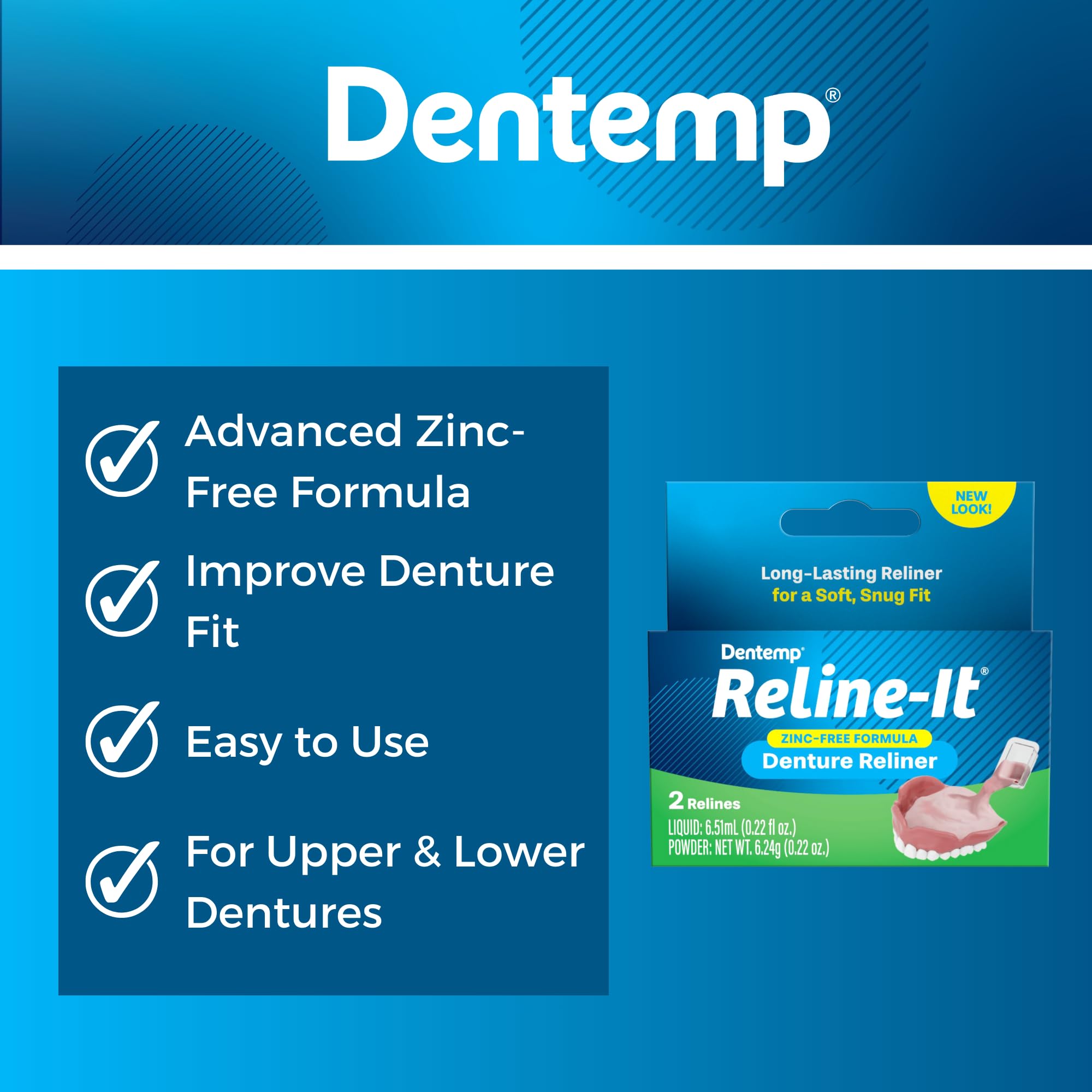 Mua Denture Reline Kit - Advanced Formula Reline It Denture Reliner ...