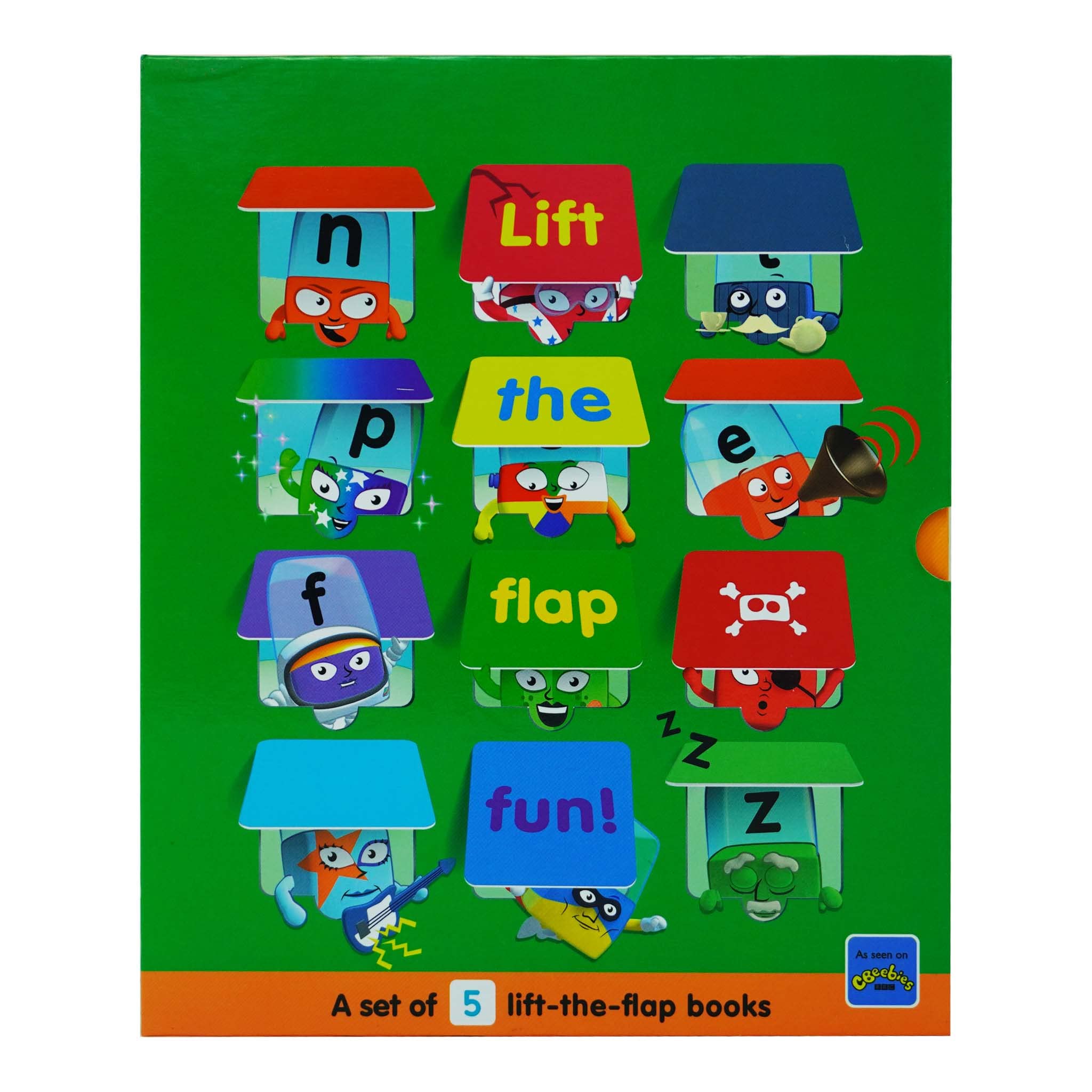 Mua Numberblocks and Alphablocks Lift-the-Flap 5-Book Box Set ...