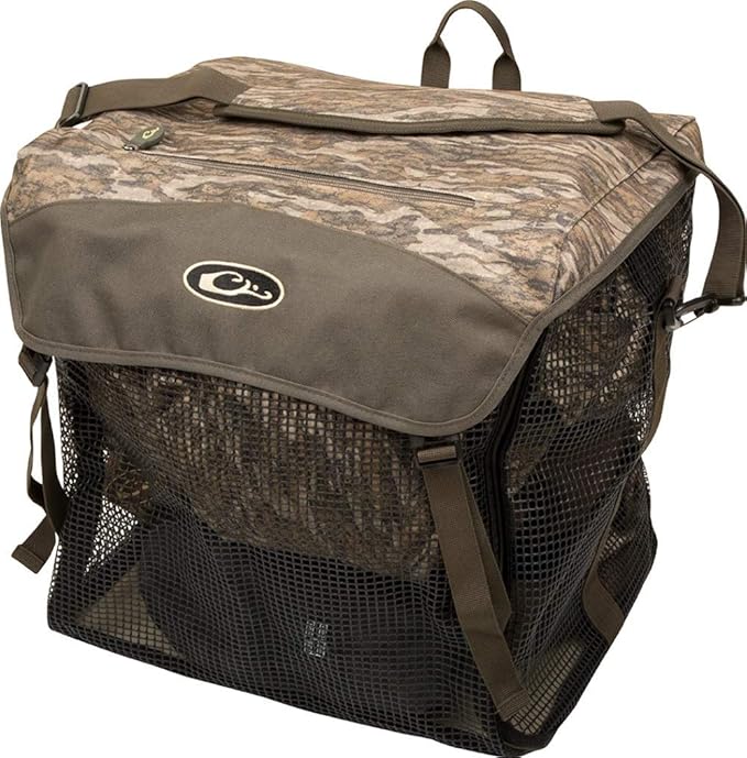 Amazon.com: Drake Waterfowl Wader Bag 2.0 Mossy Oak Bottomland One Size ...