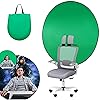 Green Screen Chair,56 IN Collapsible Green Screen Backdrop Kit,Pop Up ...
