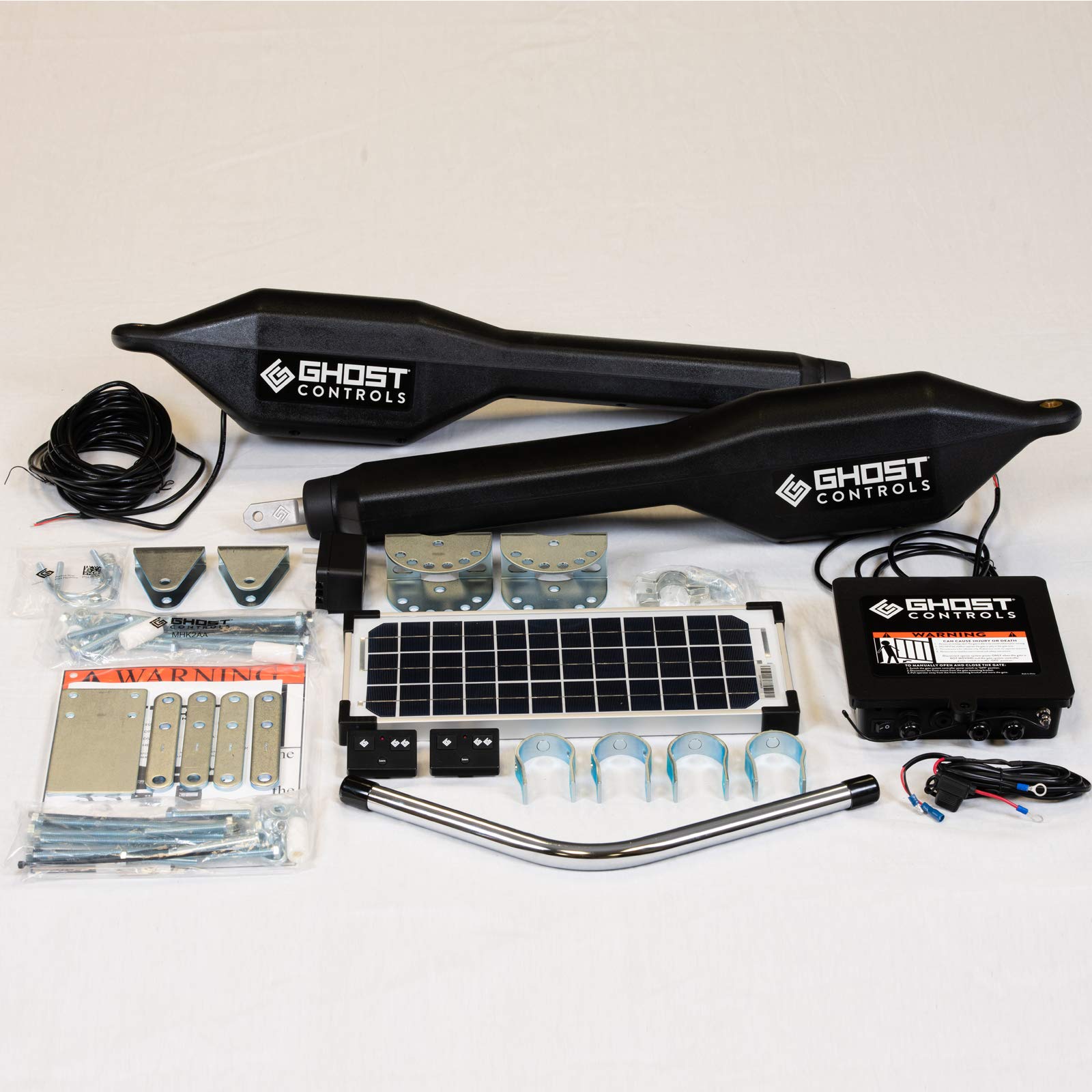 GC GHOST CONTROLS Heavy-Duty Solar Automatic Gate Opener Kit For ...