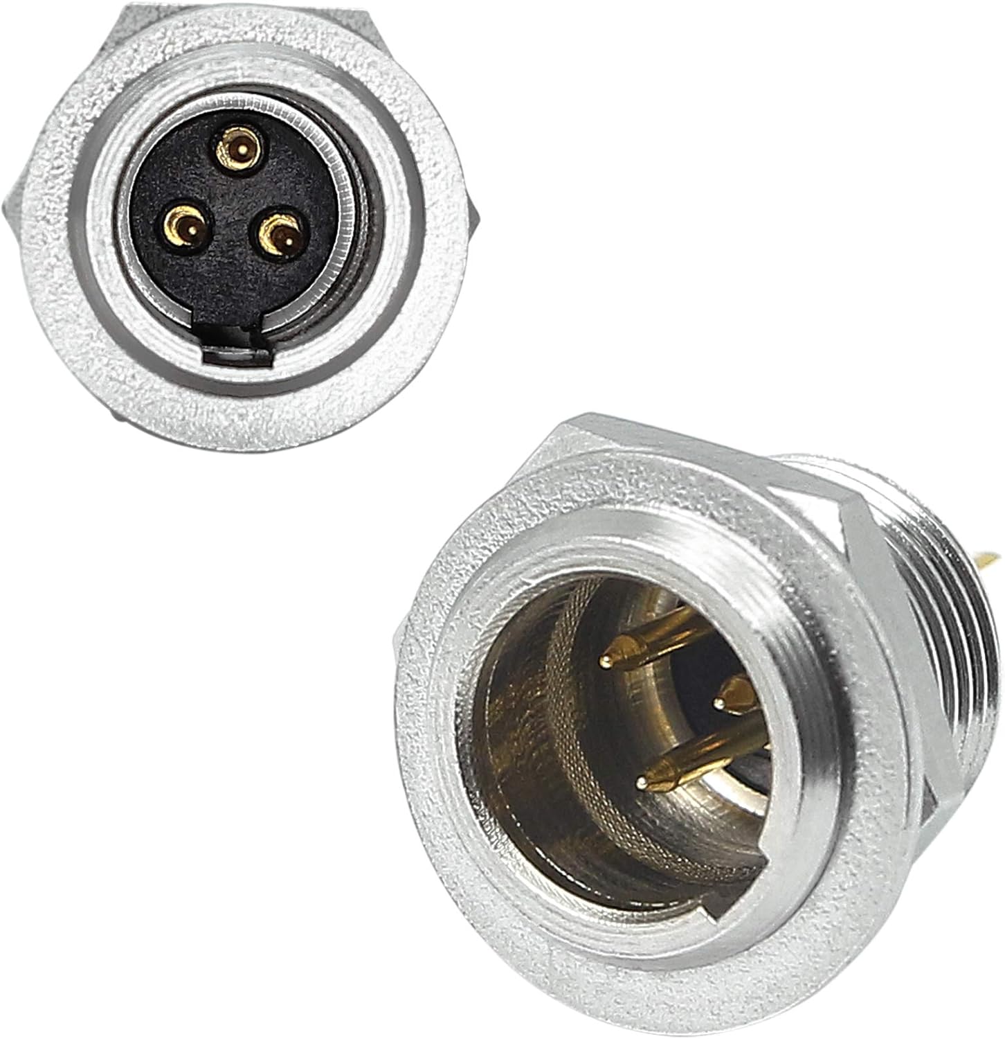 CERRXIAN 3 Pin Mini XLR Male Connector Gold-plated Mini XLR 3 Core ...