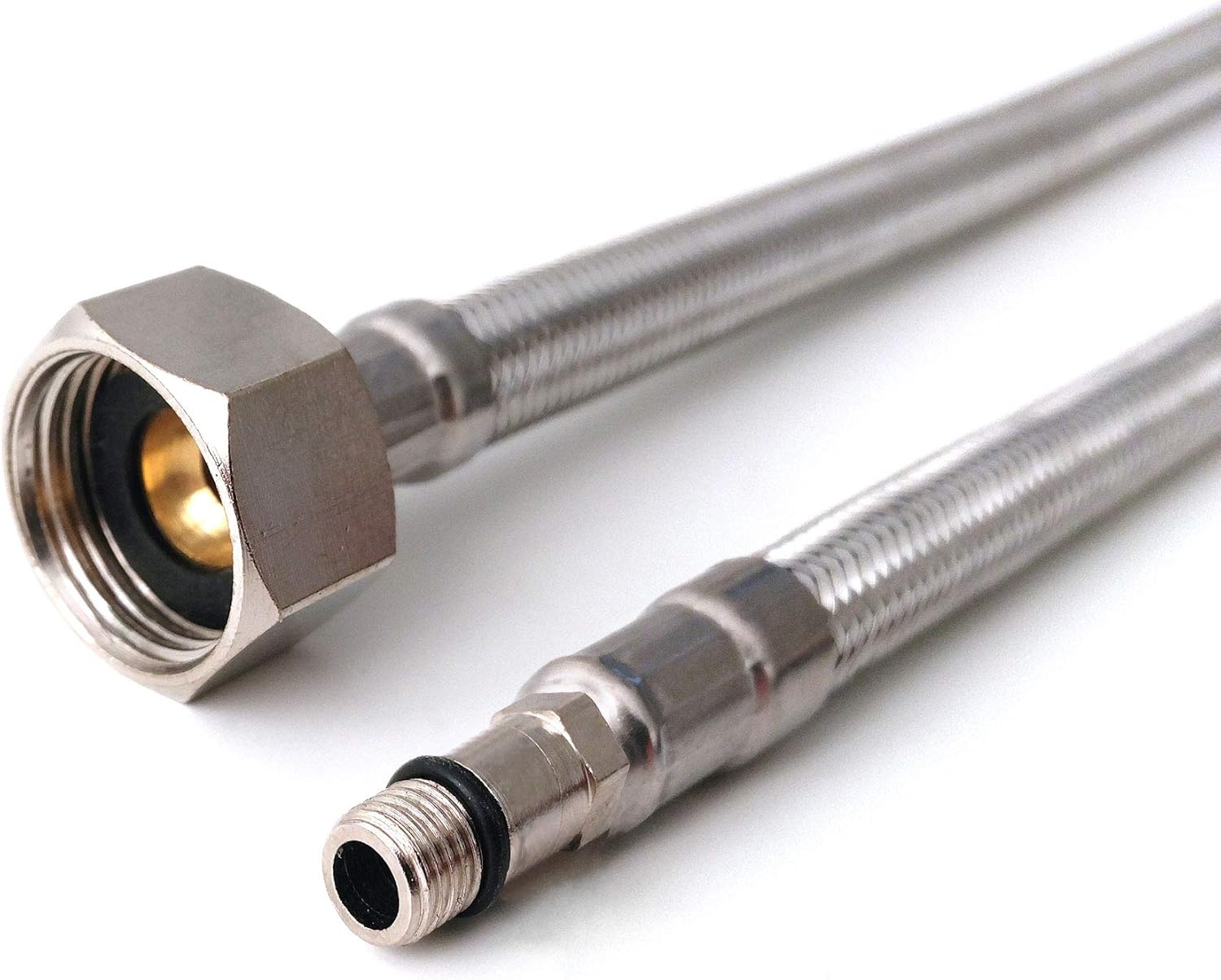 Xcel Home 2 x 8mm x 1/2 BSP (500mm Long) Kitchen/Basin Monobloc Mixer ...