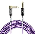 Amazon.com: M MAKA Premium Guitar Coil Cable 30 Feet, Instrument Coiled ...