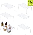 Amazon.com: Smart Design Kitchen Storage Shelf Rack w/Plastic Feet ...