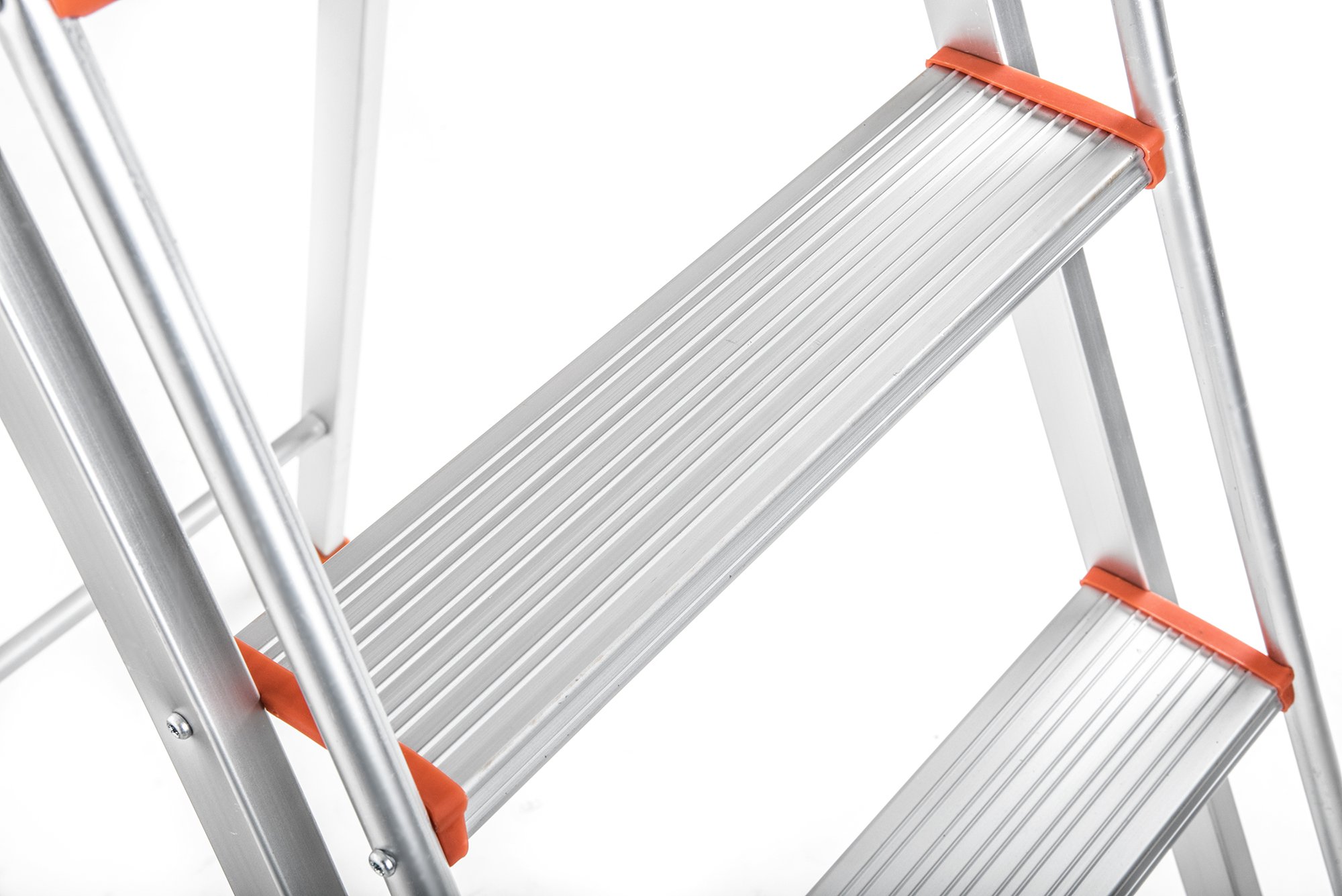Bathla Zenith Plus 6-Step Foldable Aluminium Ladder with Hand Rails ...