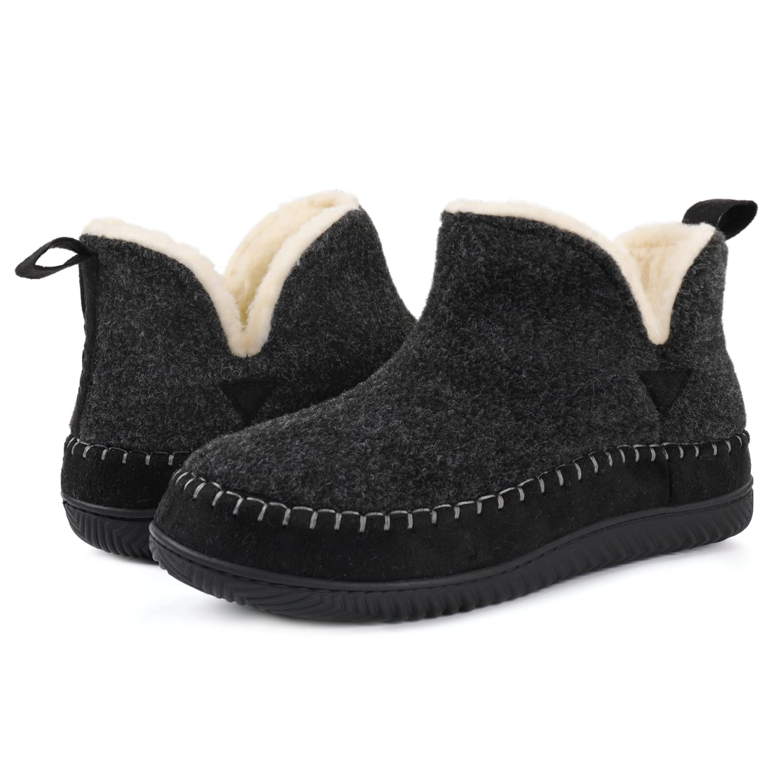 Zizor Women's Moccasin Bootie Slippers with Cosy Memory Foam, Ladies ...