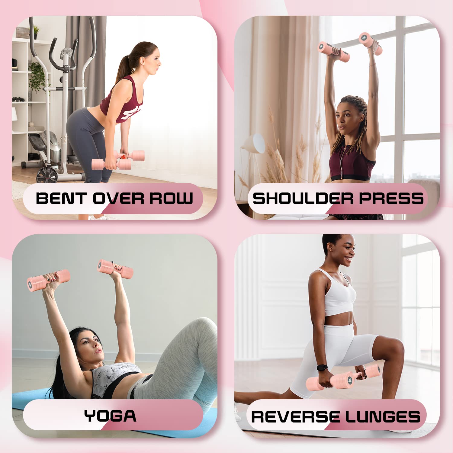 Mua Yes4All Adjustable Dumbbell Hand Weights Set Of 2 Perfect for Women ...