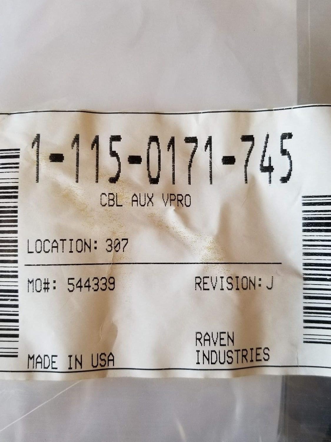 Electronics Raven 115-0171-745 Viper Pro/Enizio Pro Auxiliary Cable GPS ...