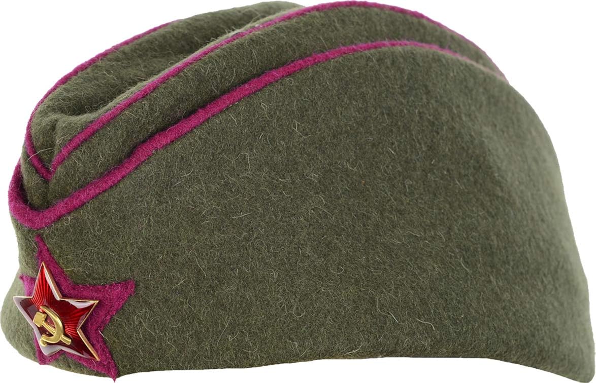 Epic Militaria Replica WW2 Russian Officers Pilotka Cap (57 cm) Green ...