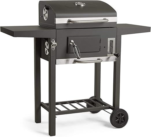 VonHaus Compact Charcoal Barbecue – Small BBQ Grill for Outdoor ...