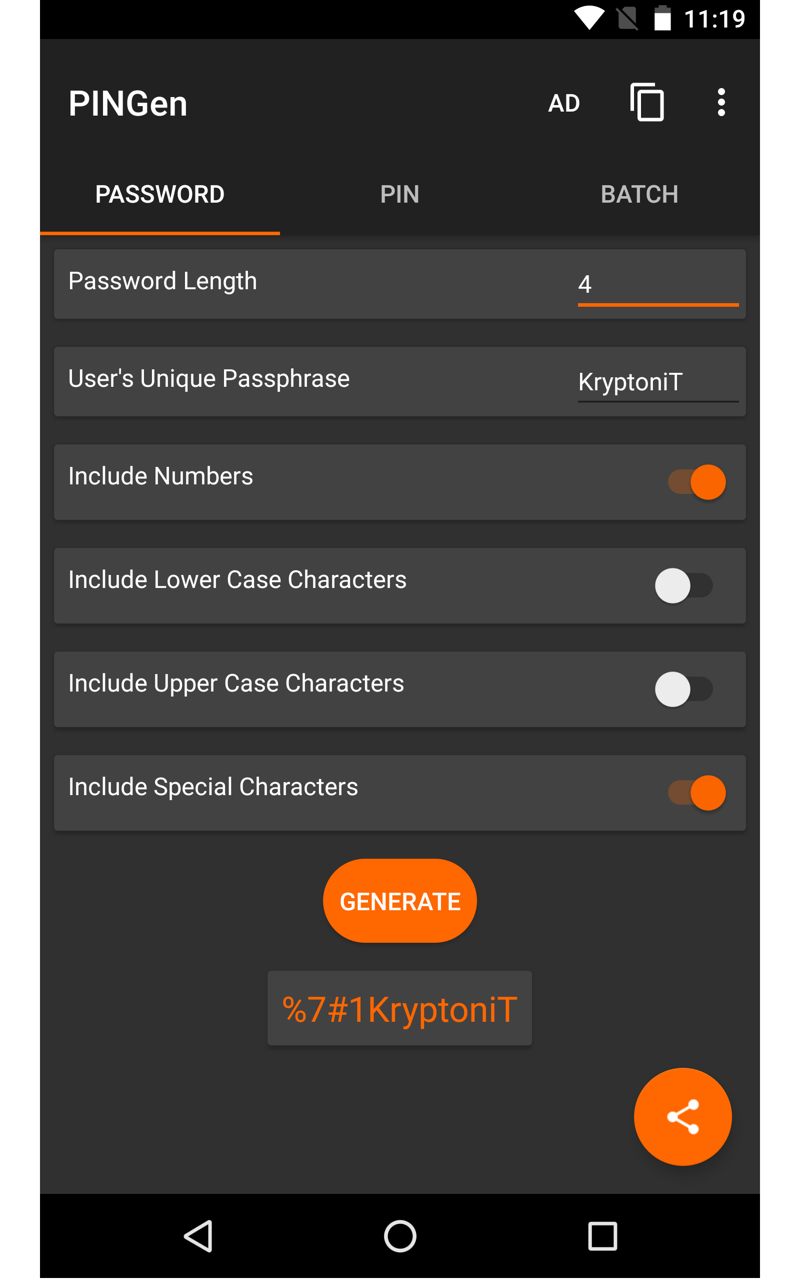PINGen - Random PIN Generator: Amazon.com.br: Amazon Appstore