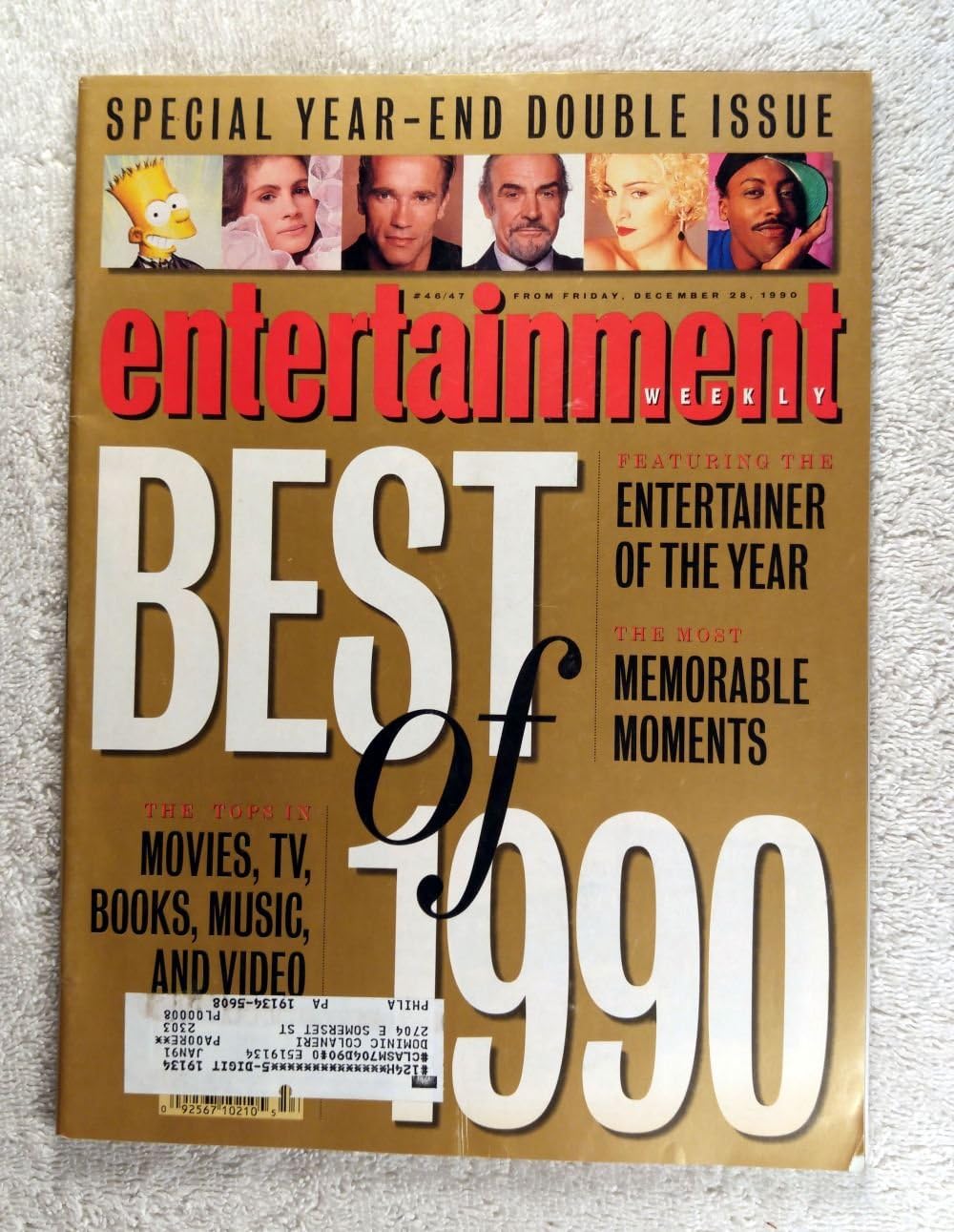 Best of 1990 - Entertainer of the Year & the Most Memorable Moments ...