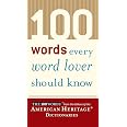 Amazon.com: 100 Words Every Word Lover Should Know: 9780618551460 ...