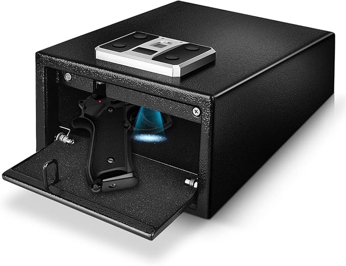 Amazon.com: Handgun Safe, Gun Safes for Pistols, Smart Quick ...