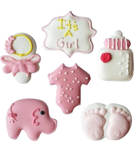 Baby Feet Icing Decorations