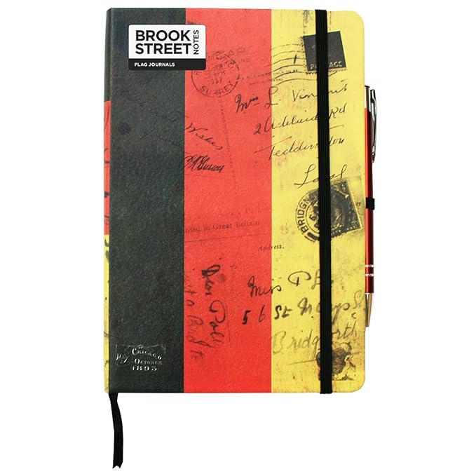 German Flag Notebook - Hardback A5: Amazon.co.uk: Office Products