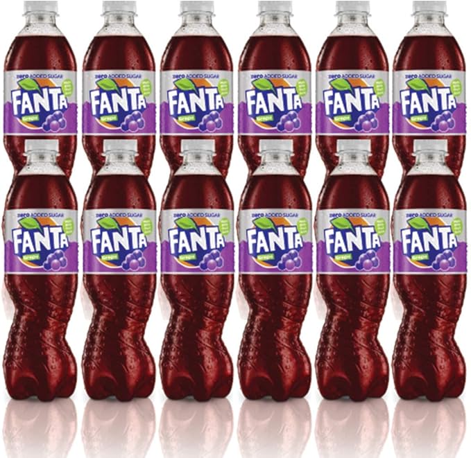 Fanta Grape Zero 12 x 500ml Bottles: Amazon.co.uk: Grocery