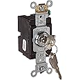 Amazon.com: Leviton 20 Amp, 120/277 Volt, Key Locking, Single-Pole, AC ...