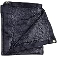 Amazon.com : e.share 40% Black Shade Cloth Taped Edge with Grommets 20 ...