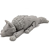 Amazon.com: 3D Printed Wolf - Customizable, Made to Order Articulated ...