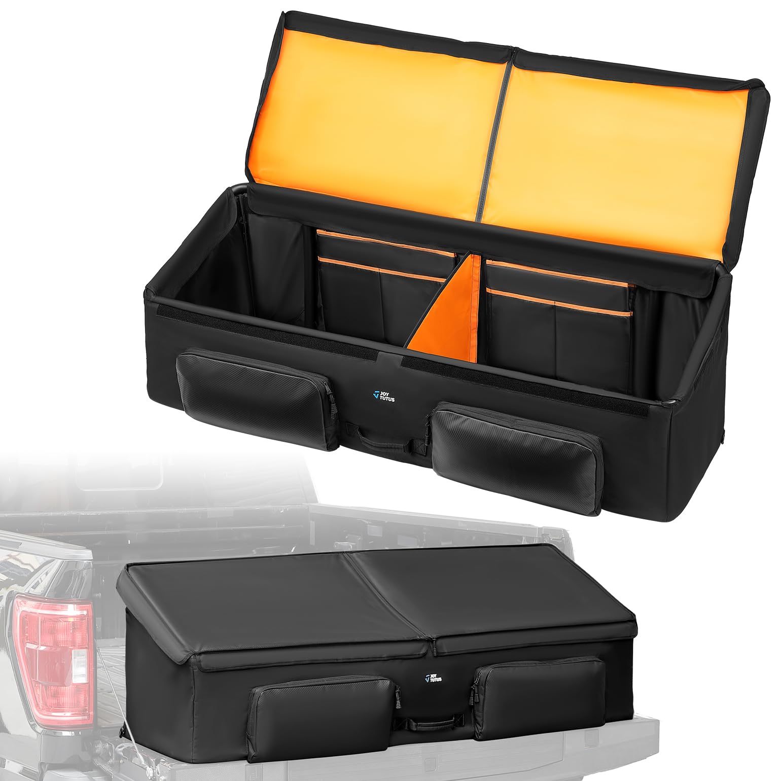 JOYTUTUS Upgrade Full Size Truck Bed Cargo Box Organizer for Pickup ...