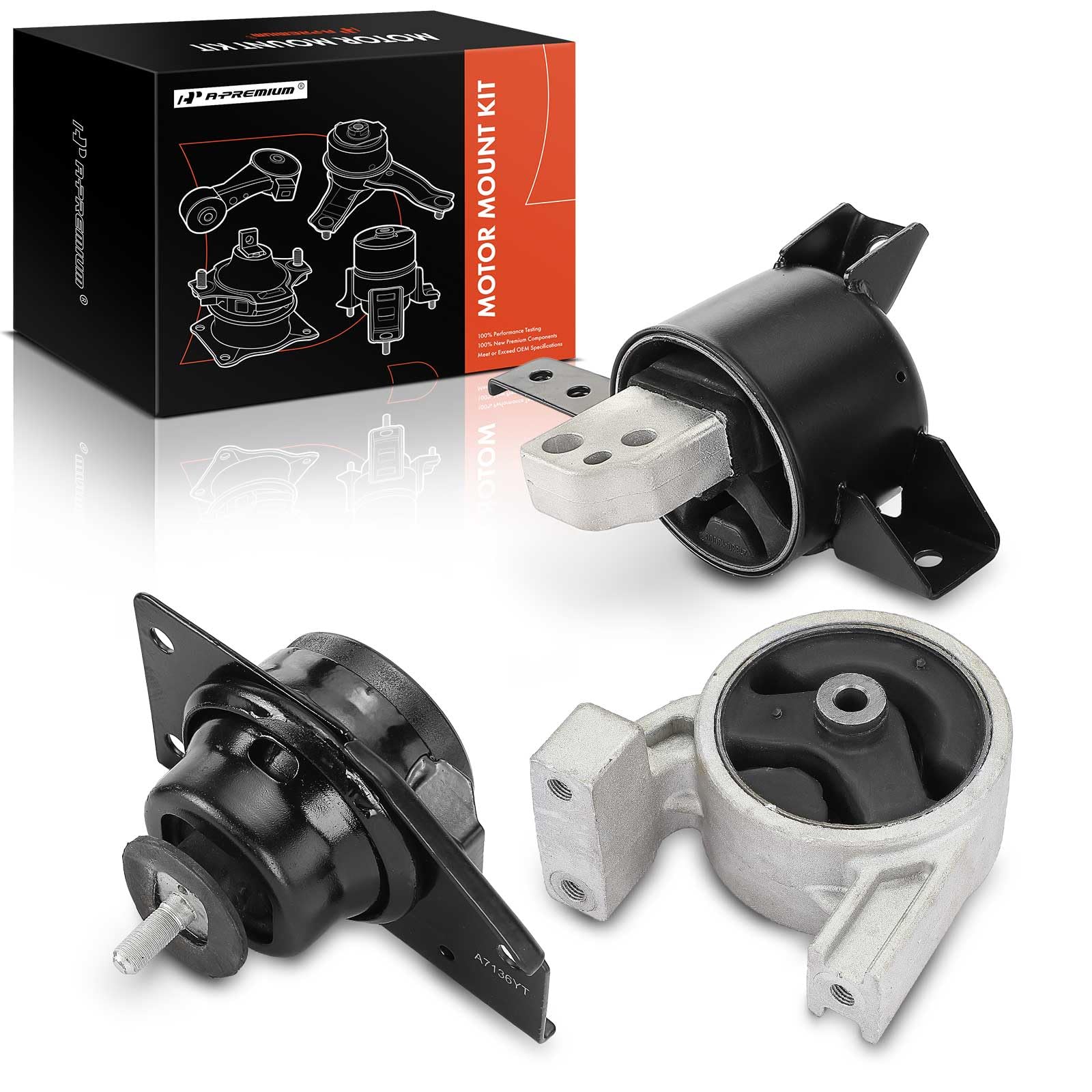 A-Premium 3PCS Engine Motor Mount and Transmission Mount Kit Compatible ...