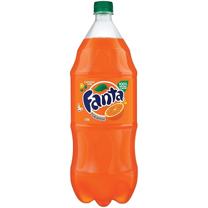Amazon.com : Fanta Orange Soda Fruit Flavored Soft Drink, 67.6 Fl Oz ...