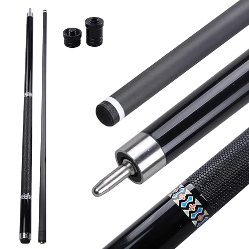 CROWN ME Carbon Fiber Pool Cue Stick 12.5mm Tip, 20OZ Weight Carbon ...