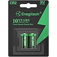 Amazon.com: Enegitech CR2 Batteries, 3V CR 2 Lithium Battery for Nest Temperature Sensor, Golf ...