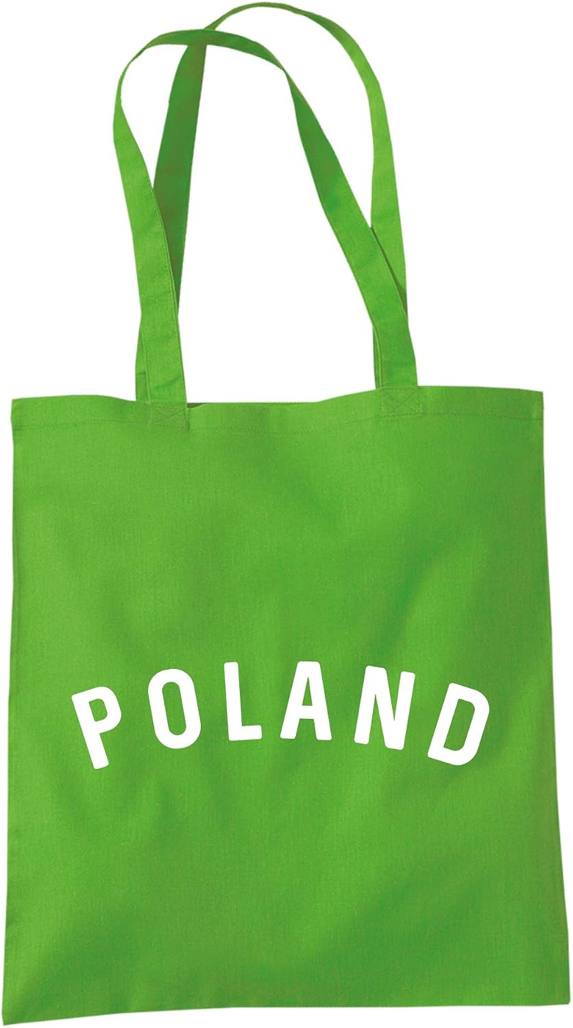 illustratedidentity Poland Type tote bag 37.5 x 42cm with long handles ...