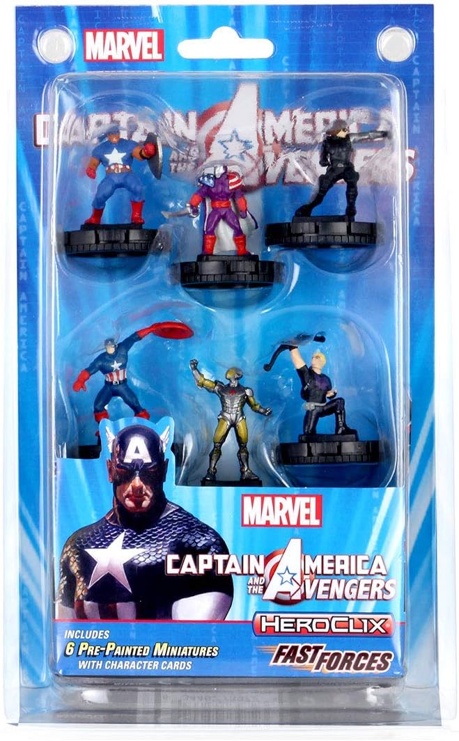 WizKids Marvel HeroClix Captain America and The Avengers Fast Forces ...