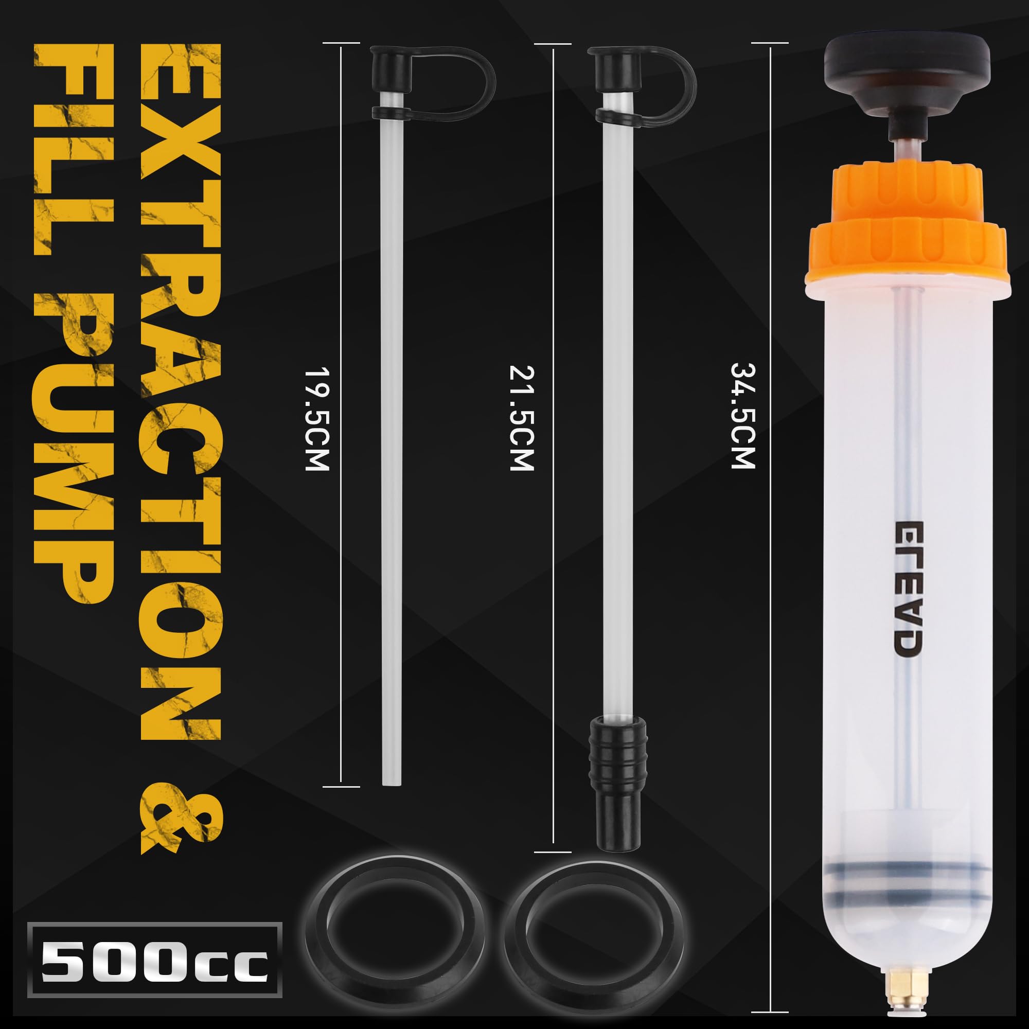 Mua ELEAD 500cc Oil Fluid Extractor Pump, Multi-Purpose Oil Syringe ...