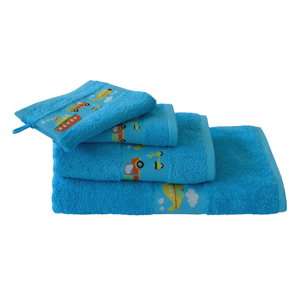 Dyckhoff Kinder Badetuch Handtuch Set 7 tlg. 1 x DT 2 x HT 2 x GT 2 x ...