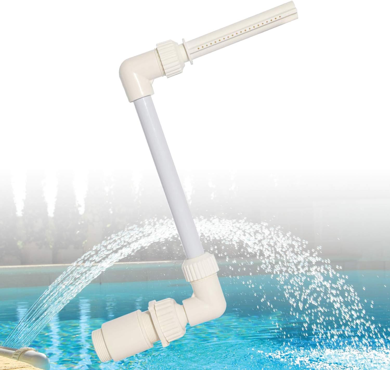 WaterSHOP Waterfall Pool Fountain Spray Pool Fountain Fits Most 1.5 ...