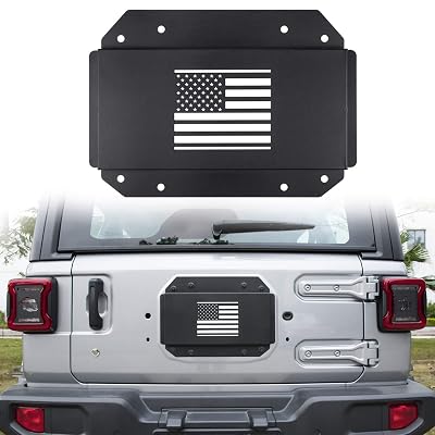 Buy Danti Jeep Wrangler Tailgate Vent-Plate Cover for 2018 2019 Jeep ...