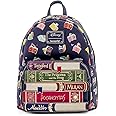 Amazon.com: Loungefly Disney Princess Books All Over Print Womens ...