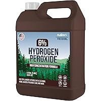 Amazon.com: Nature's Freedom Hydrogen Peroxide 6% Concentrate, H2O2 and ...