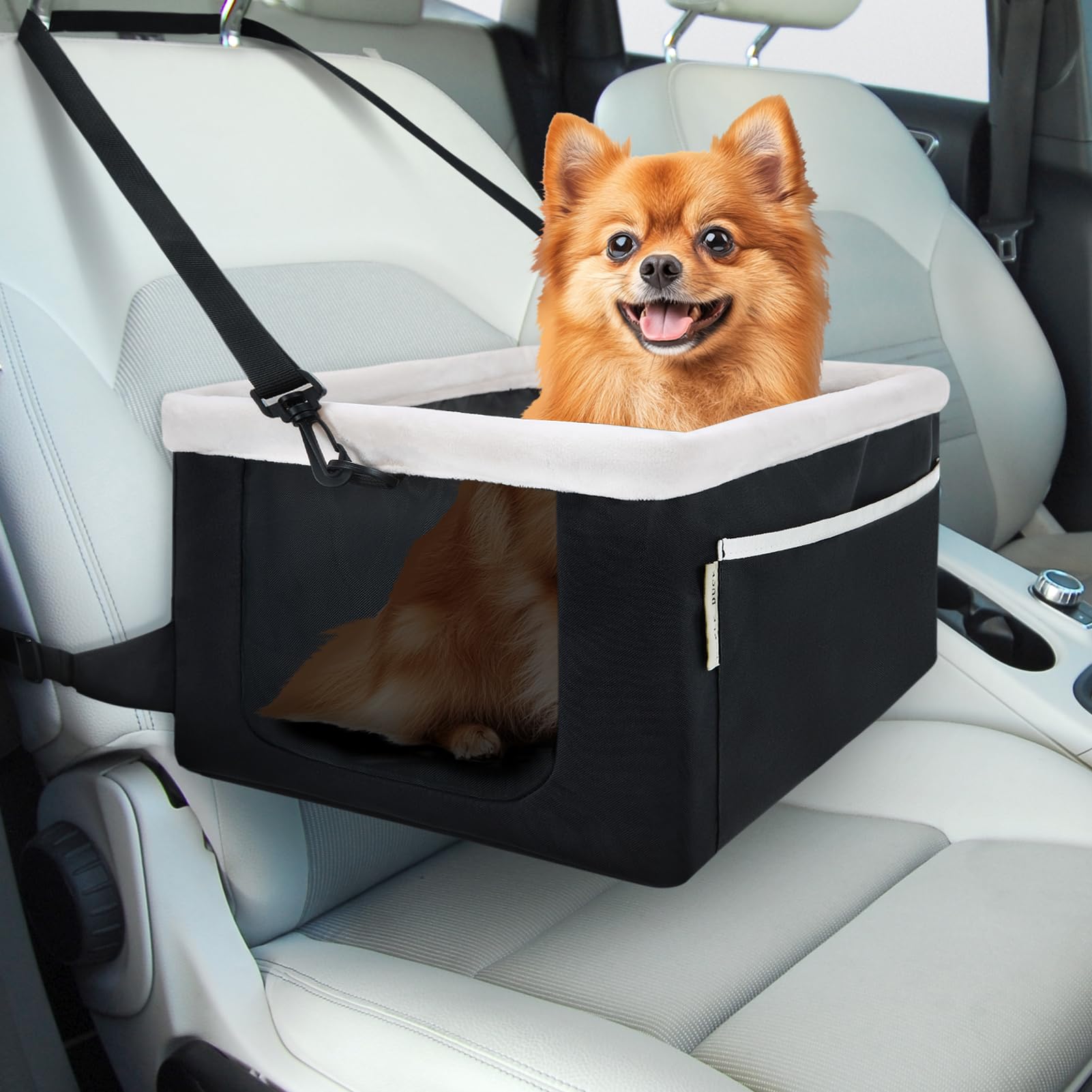 NOBLE DUCK Reinforce Dog Car Seat, Upgraded Booster with Sturdy Metal ...